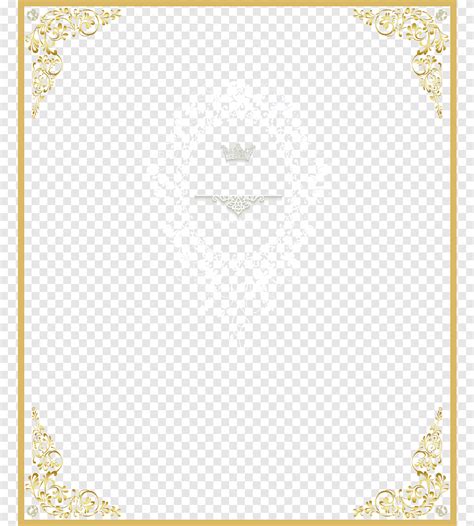 รูปแบบพื้นที่สีเหลือง กรอบทองสไตล์จีน ปก Invatation ดอกไม้สีขาว พื้นที่ กรอบชายแดน Png Pngegg