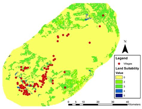 Land Suitability Map Of Esz Download Scientific Diagram