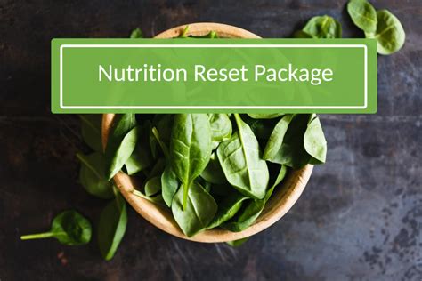 Nutrition Reset Package 2 Nourish Nutrition Wellness And Healing