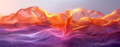 Multicolored Data Waves Representing The Future Of Networking And Technology Premium Ai