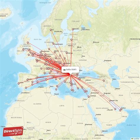 Direct Flights From Sofia 82 Destinations Sof Bulgaria