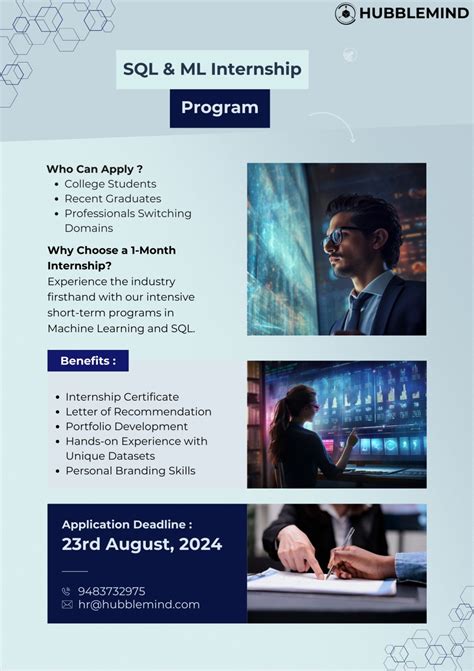Hubblemind On Linkedin Internship Machinelearning Sql Futureskills