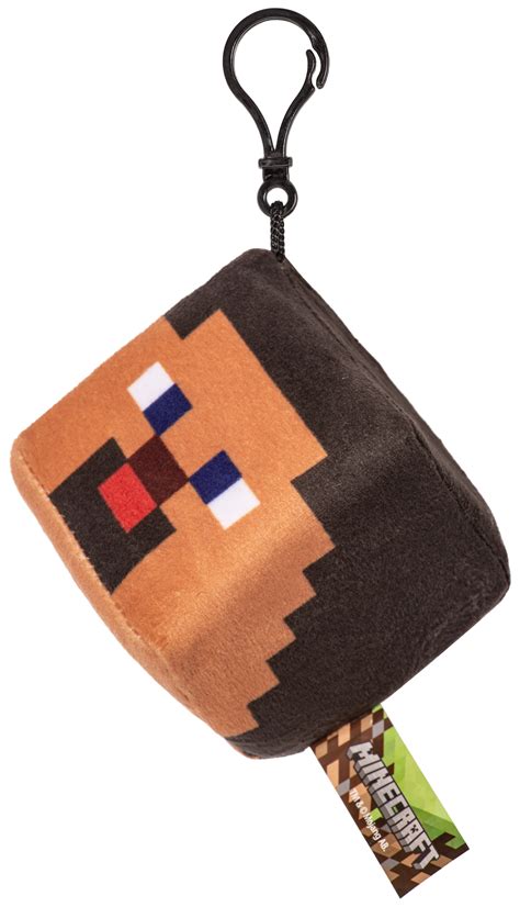 Minecraft Steve Head Plüsch Clip On 10 Cm Clip Art Library