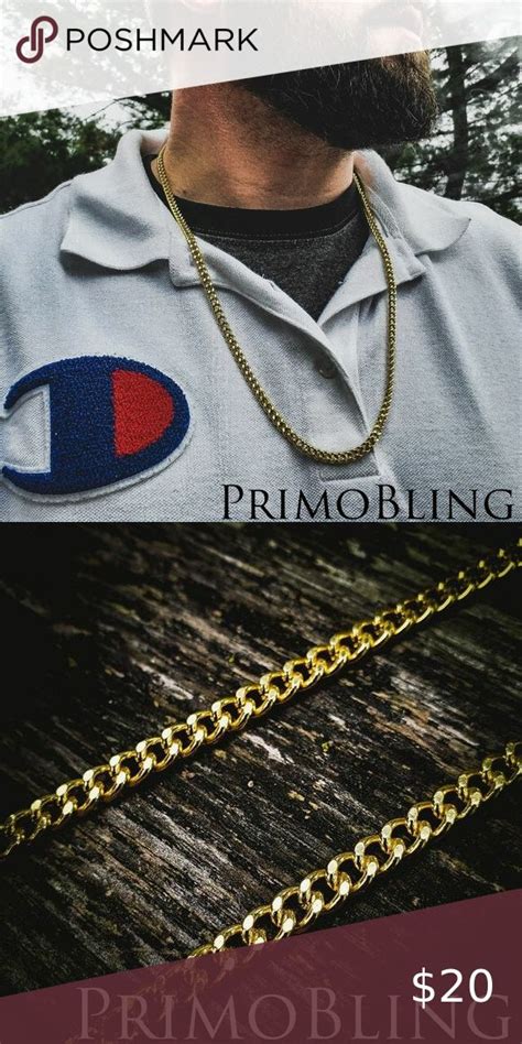 Gold Stainless Steel 5mm Cuban Link Chain Cuban Link Chain Clothes
