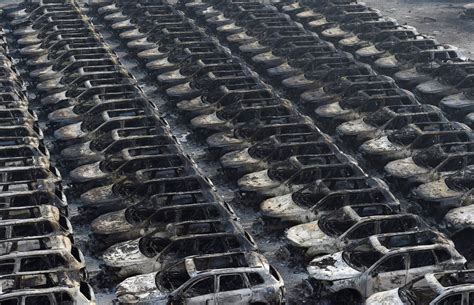 Destruction And Heartbreak Remain After Explosions Rock Tianjin China