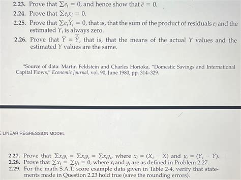 Solved 223 ﻿prove That ∑ei0 ﻿and Hence Show That