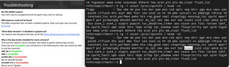 Wrong Ssse3 Detection · Issue 793 · Minecraft Linuxmcpelauncher