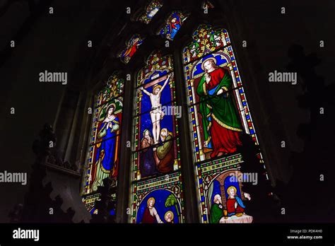 Jesus Depicting The Crucifixion Church Hi Res Stock Photography And