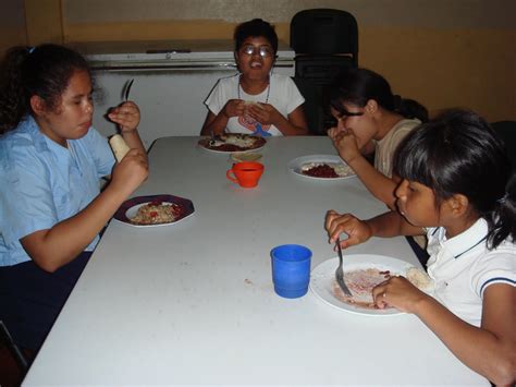 Peace Corps Honduras Girls Eat At Separate Table