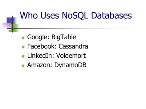 Nosql Databases Ppt