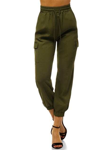 Womens Joggers Pants Khaki Ozonee Ohm003 Mens Clothing Ozonee