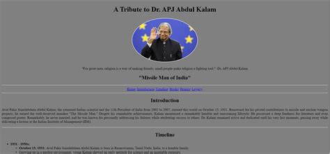 Github Harshikab A Tribute Page A Tribute Page Using Html Only