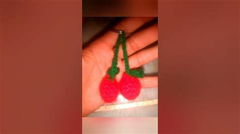 Cute Keychain Crouch Diy Crouch Cherry Keychai Youtube