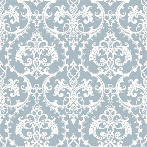 Premium Photo Damask Seamless Pattern