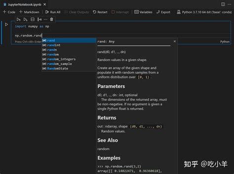 Vs Code 中 Jupyter Notebook 使用方法 知乎
