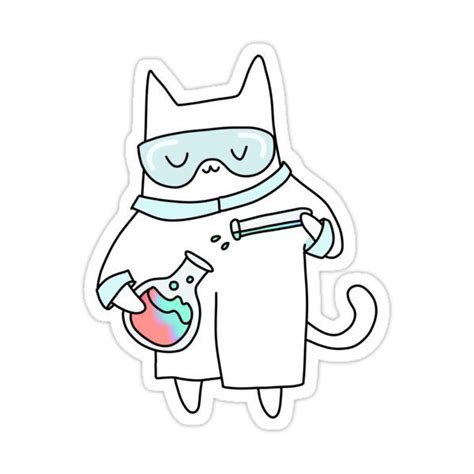 Micro Biologist Sticker Science Sticker Stem Sticker Medical Sticker