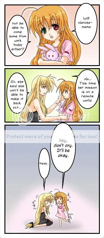 Fate Testarossa Vivio Lyrical Nanoha Mahou Shoujo Lyrical Nanoha