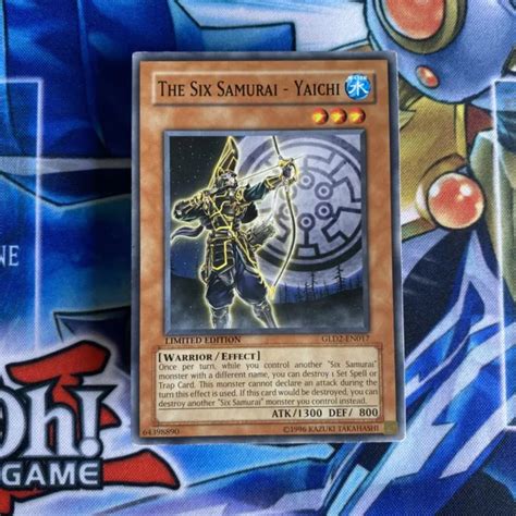 The Six Samurai Yaichi Gld2 En017 Yu Gi Oh Card Limited Edition Nmm