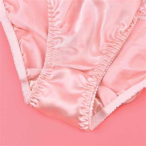 Seidenhöschen für Damen sexy Spitze Damen Satin Höschen er Pack mehrfarbig X Large