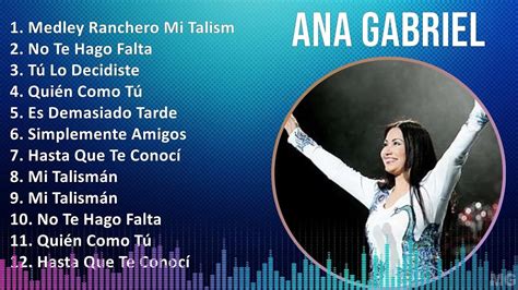 Ana Gabriel 2024 MIX Grandes Exitos Medley Ranchero Mi Talismán No