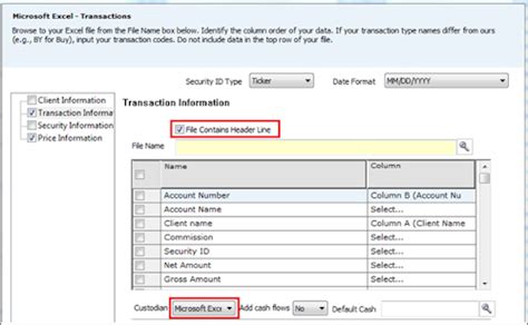 How To Create A Microsoft Excel Client Account Mapping For Manual Accounts