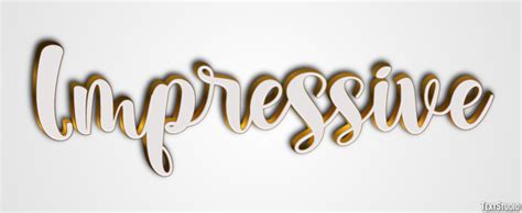 Impressive Text Effect And Logo Design Word