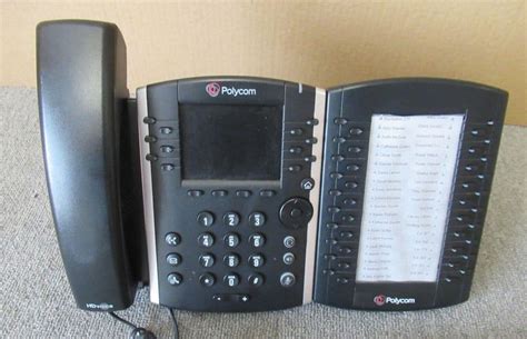 Polycom Vvx 410 2201 46186 001 Ip Desk Phoe With Expansion Module 2201