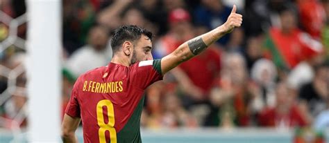 Bruno Fernandes Scores Great Goal To Cap World Class Display In