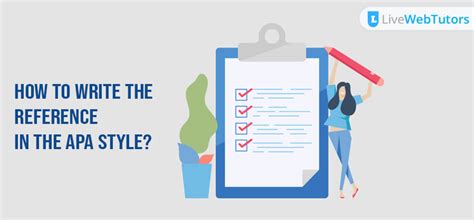 How To Write The Reference In The APA Style LiveWebTutors