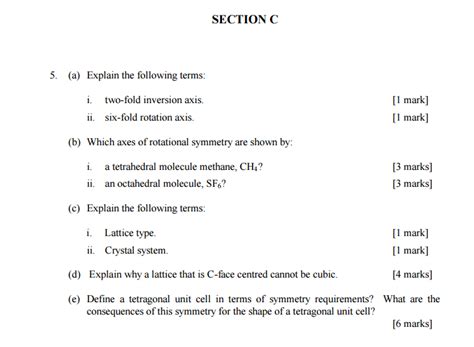 Solved Explain The Following Terms Two Fold Inversion