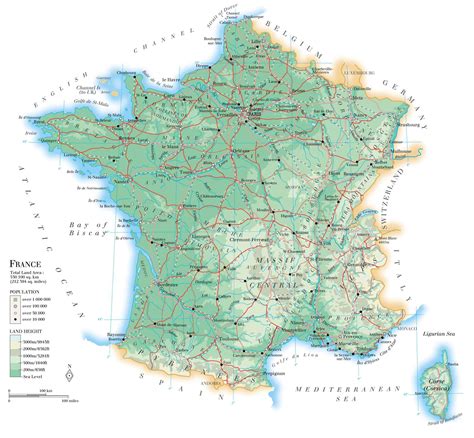 Grande Carte De France Vacances Arts Guides Voyages