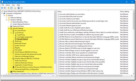 Security Compliance Manager Windows Server Sysops