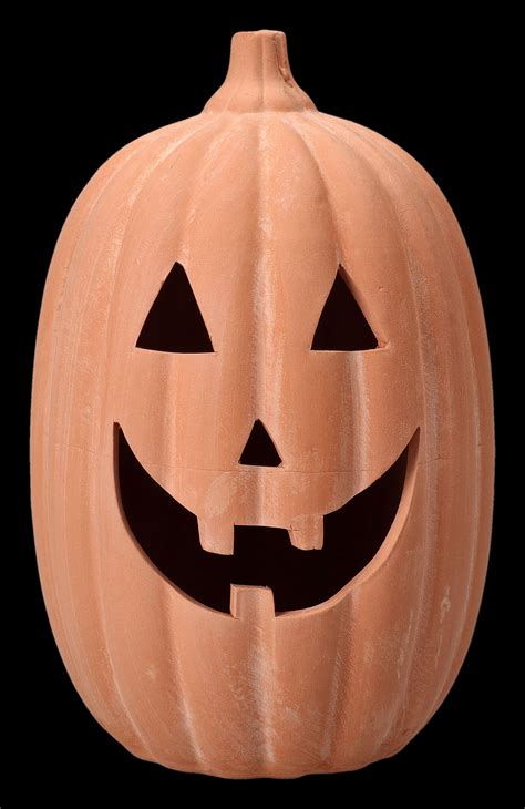 Decorative Halloween Pumpkin 23 Cm Terracotta Karl Figuren Shop De