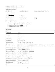 Descriptive Statistics And Counting Techniques Formulas And Course Hero