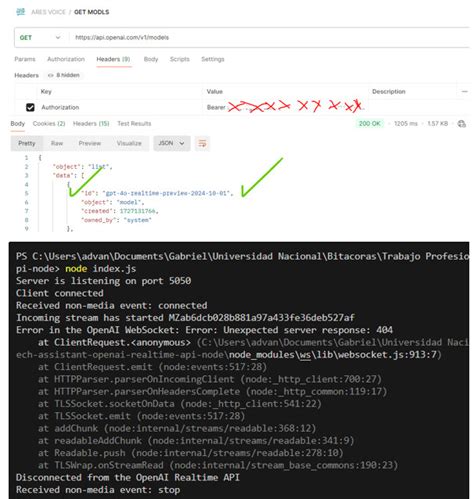 Realtime Api Access In The Playground But Not In The Api In Python Code