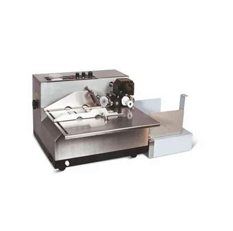 Electric 100 Piecemin Automatic Dry Ink Batch Coding Machine 50 70