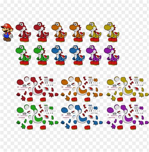 8 Bit Yoshi Sprites