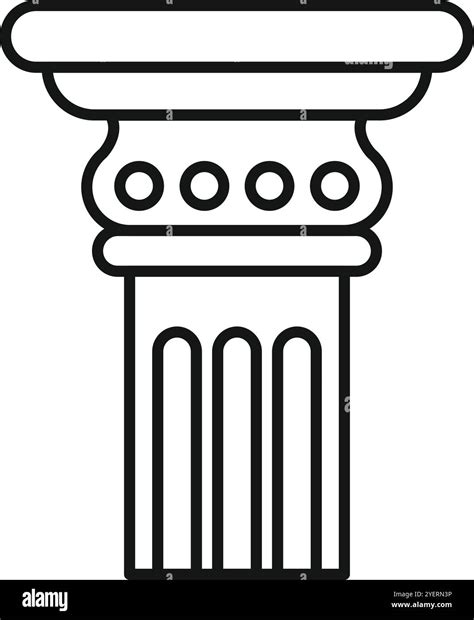 Architectural Detail Of An Ancient Column Showcasing Classical Design