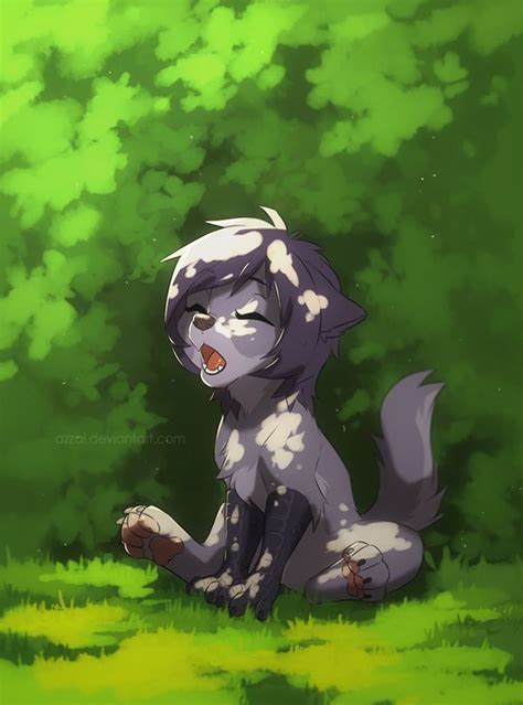T Five More Minutes By Azzai On Deviantart Furry Drawing Anime