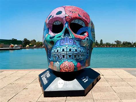 26 Cráneos Gigantes Intervenidos Por Artistas Llegan Al Parque Cuitláhuac