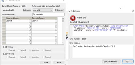 Mysql 错误总结：cant Write Duplicate Key In Table Csdn博客