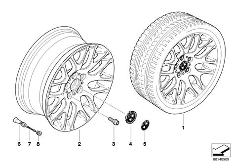 Bmw 328i Light Alloy Rim 8jx18 Et34 36116775609 Genuine Bmw Part