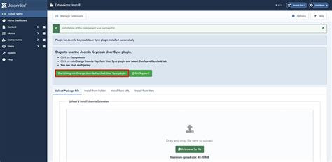 how to sync users between keycloak and joomla user management