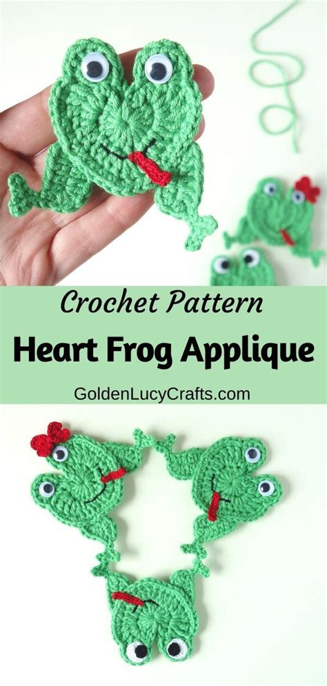 Crochet Frog Applique Crochet Frog Crochet Applique Patterns Free Frog Applique Pattern