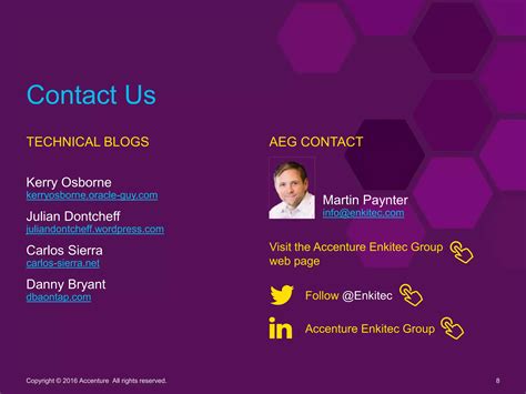 Accenture Enkitec Group Oracle Database And Engineered Systems Pptx