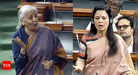 Nirmala Sitharaman Returns Mahua Moitras Jibe You Will Find Pappu In