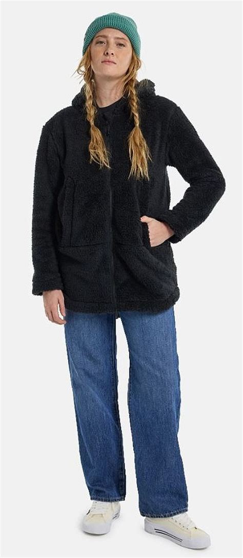 Mikina Burton Minxy High Loft Zip True Black Snowboard Shop