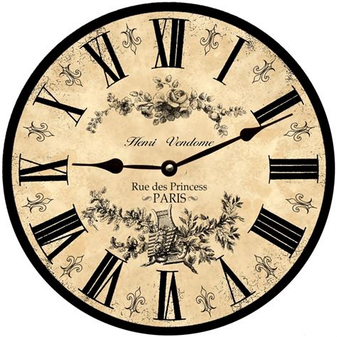 Black Toile Wall Clock Time Flies Clocks
