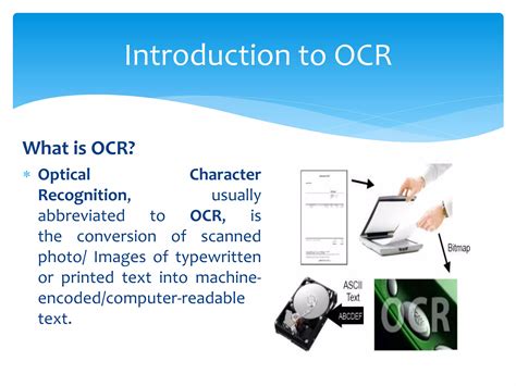 Tamil Ocr Using Tesseract Ocr Engine Pptx Desktop Publishing