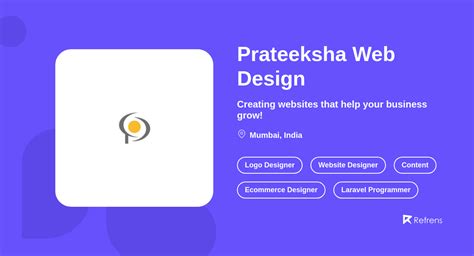 Prateeksha Web Design Mumbai Refrens